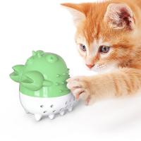 China Crayfish Cat Grooming Tools Toothbrush Chew Balls Catnip Cleaning And Grooming Teeth Toys With Sound for sale