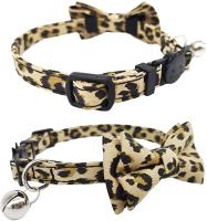 China Breakaway Buckle Cat Collar Bells With Cute Bow Tie For Kitty Small Dogs Adjustable for sale