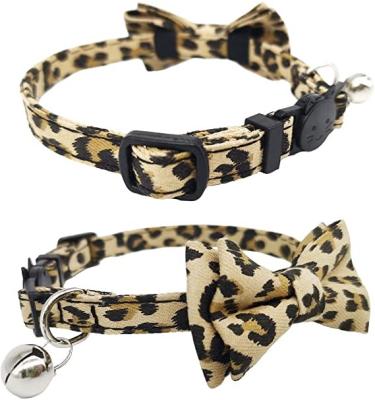 China Breakaway Buckle Cat Collar Bells With Cute Bow Tie For Kitty Small Dogs Adjustable for sale