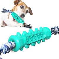 China Non Toxic Rubber Chew Toys For Teething Puppies 15-30 LBS Dog Improving Dental Hygiene for sale