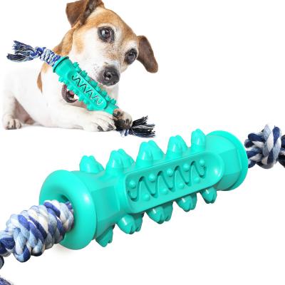 China Non Toxic Rubber Chew Toys For Teething Puppies 15-30 LBS Dog Improving Dental Hygiene for sale