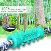 China Non Toxic Rubber Chew Toys For Teething Puppies 15-30 LBS Dog Improving Dental Hygiene for sale
