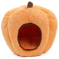China 2021 Factory customization High Quality Cats Dogs Cave Washable Pets Bed Luxury Pumpkin Pets House for sale