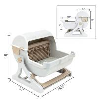 China Drawer Type High End Filter Litter Box 5000g Quick Cleaning Pet Grooming Tools for sale