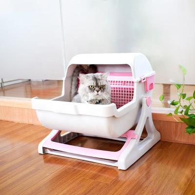 China Drawer Type High End Filter Litter Box 5000g Quick Cleaning Pet Grooming Tools for sale