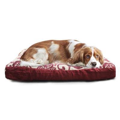 China Luxury Durable Dog House Pet Mat Large Dog Removable Cover Another Free Cover Cushion Breathable Cozy Mat for sale