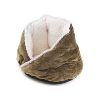 China Plush Warm Soft Cat Dog Bed Washable Pets Bed Deep Sleep Cats Dogs Cave for sale