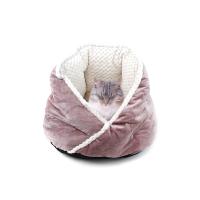 China Plush Warm Soft Cat Dog Bed Washable Pets Bed Deep Sleep Cats Dogs Cave for sale