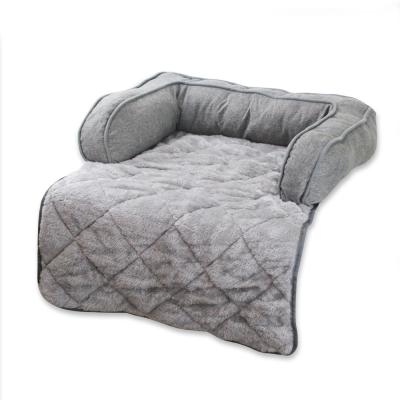 China Multifunction Breathable Fluffy Felt Dog Bed Pet Bed Luxury Dirt-Proof Pet Sofa Cushion for Pets Sleeping for sale