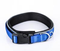 China Adjustable Dog Leash Collar Chain Laser Dog nylon Lead Pet Reflective Stripe Cozy Collar para perro for sale