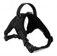 China Oxford Mesh Canvas Adjustable Padded Dog Harness Vest Pet Dog Saddle Chest Strap Breathable No Pull Pet Collar for sale