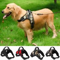 China Oxford Mesh Canvas Adjustable Padded Dog Harness Vest Pet Dog Saddle Chest Strap Breathable No Pull Pet Collar for sale