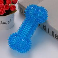 China BSCI Cute Molar Dog Bite Toys Dog Chew Toys Squeaky Bone With Massage Particle for sale