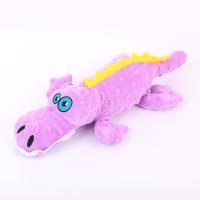China Realistic Cartoon Crocodile Plush Dog Pet Toys  Fabric Squeaky Cute for sale