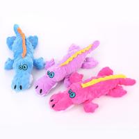 China Realistic Cartoon Crocodile Plush Dog Pet Toys  Fabric Squeaky Cute for sale