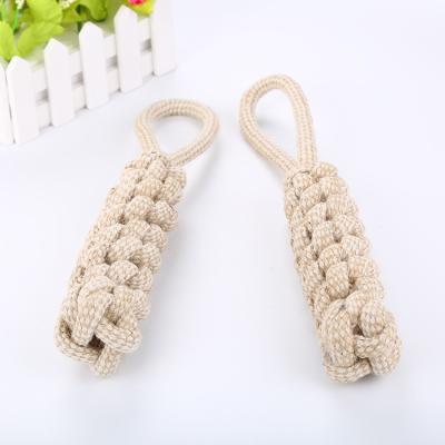 China Cotton Washable Rope Chew Dog Pet Toys Durable Corn Toothbrush for sale