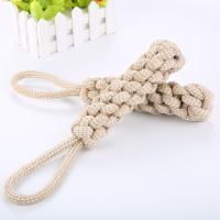 China Cotton Washable Rope Chew Dog Pet Toys Durable Corn Toothbrush for sale