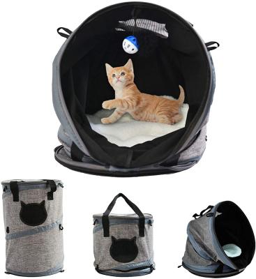 China 3 in 1 Cat Bag Carrier Backpack with Fleece Mat for sale