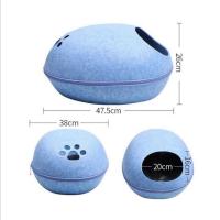 China Eco-friendly Breathable Cute Detachable Egg Shape Dog Cat Cave Bed for Pet Supplies for sale