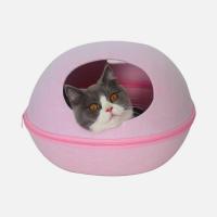 China Eco-friendly Breathable Cute Detachable Egg Shape Dog Cat Cave Bed for Pet Supplies for sale