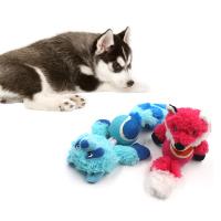 China Squeaky Plush Dog Toy Fox Raccoon Bite resistant Durable Dog Interactive Molar Toys for sale