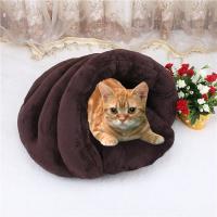 China Fashion Cat Nest Comfortable Pet Bed Tunnel For Warm Cat House Soft Cat Cave Bed for sale