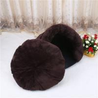 China Fashion Cat Nest Comfortable Pet Bed Tunnel For Warm Cat House Soft Cat Cave Bed for sale