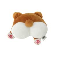 China Corgi Butt Shape Dog Pet Toys Soft Plush Dog Squeaky Toy 37g for sale