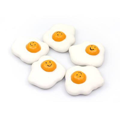 China Egg squeaky chew Dog Pet Toys Latex Simulation Non toxic Interactive for sale