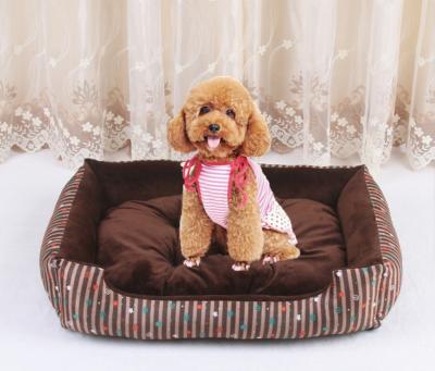 China Hallupets Removable Large Comfortable Pet Bed Xl Size 1580g Luxury Dog Houses for sale