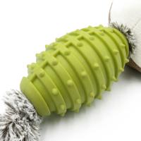 China Healthy TPR And Strong Plush Dog Toys 70g Teeth Cleaning plush chew toys for sale