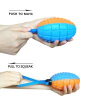 China Non Toxic TPR Durable Interactive Indestructible Squeaky Dog Toys With Sound for sale