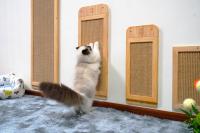 China Durable Sisal Wall Mounted Cat Scratcher Post Place Floor  40*30cm 30*76cm  40*120cm for sale