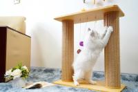 China Double Layer Solid Cat Scratch Board Tree 60*30*63cm for sale