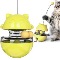 China 420g Food Leaker Cat Pet Toys Interactive Cat Tease Wand Kitten Roly Poly Toys for sale