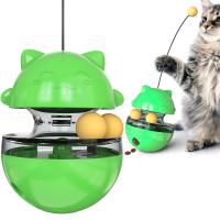 China 420g Food Leaker Cat Pet Toys Interactive Cat Tease Wand Kitten Roly Poly Toys for sale