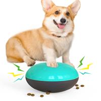 China SEDEX Interactive Leakage Slow Feeder Dog Bowl Food Grade Molar With Sound 284g for sale