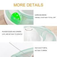 China Electric Rotating Cat Pet Toys With Ball Relieving Boring Self Hey Butterfly Cat Toy for sale