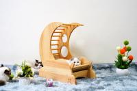 China Hallupets Cat Scratcher House Pet Condo Cat Wooden Bed Tree House for sale
