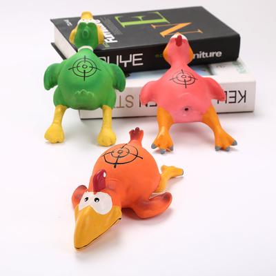 China Pet Squeaky Dog Chewing Toy Molar Latex Screaming Turkey 23cm for sale