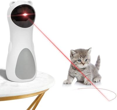 China Interactive Automatic Cat Laser Toy For Kitten USB Charging Automated Laser Pointer Cat Toy for sale