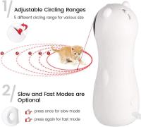 China Interactive Automatic Cat Laser Toy For Kitten USB Charging Automated Laser Pointer Cat Toy for sale