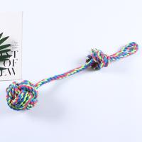 China Eco Friendly Hand Woven Super Strong Bite Resistant Set Interactive Dog Chew Rope for sale