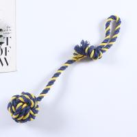 China Eco Friendly Hand Woven Super Strong Bite Resistant Set Interactive Dog Chew Rope for sale