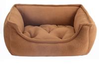 China Washable Orthopedic Polar Fleece Deep Sleep Dog Bed Fluffy Dog Mat Soft Warm For Teddy for sale