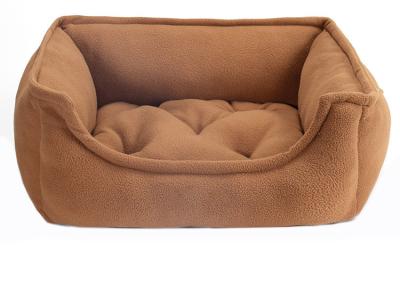 China Washable Orthopedic Polar Fleece Deep Sleep Dog Bed Fluffy Dog Mat Soft Warm For Teddy for sale