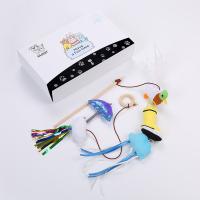 China Interactive Laser Cat Teaser Toy Feathers Wand Assorted Plush Vocal Shoes Birds Shape Cat Toy Set for sale