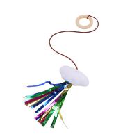 China Interactive Laser Cat Teaser Toy Feathers Wand Assorted Plush Vocal Shoes Birds Shape Cat Toy Set for sale