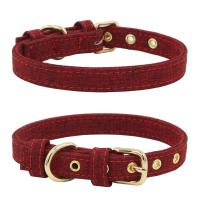 China Custom Double Layer Sewing Canvas Dog Collar Leash Harness Set Durable for sale