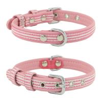 China Customized Print Personalized Logo Dog Collar Adjustable Pet dog Neck Belt for sale